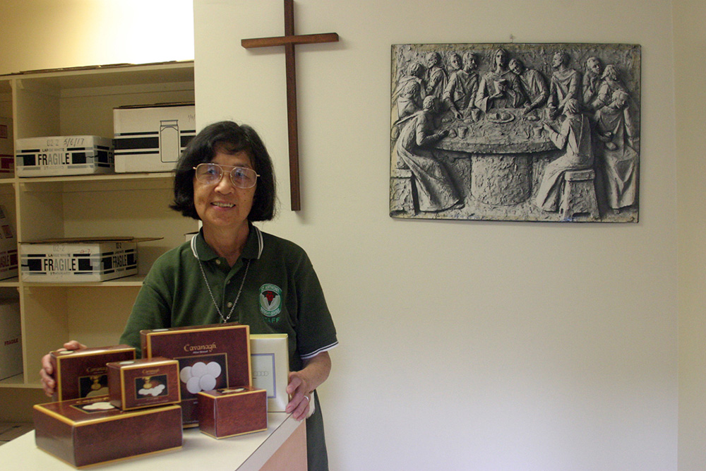 Most of Hawaii’s Mass hosts are distributed by Sacred Hearts Sisters